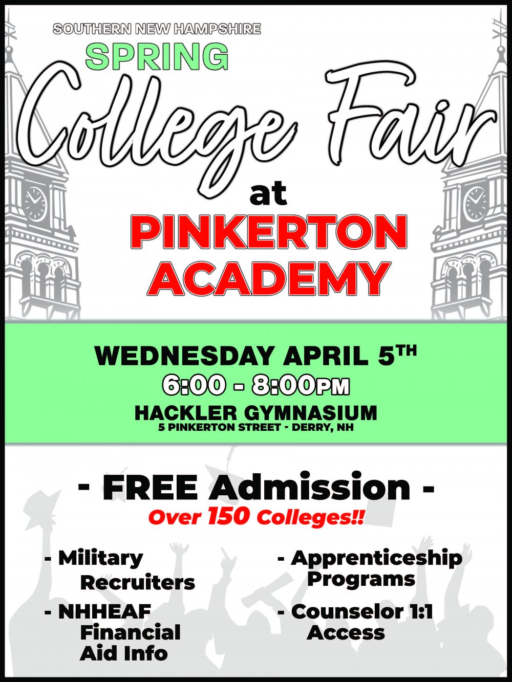 Spring College Fair - Wednesday, April 5th | Pinkerton Academy